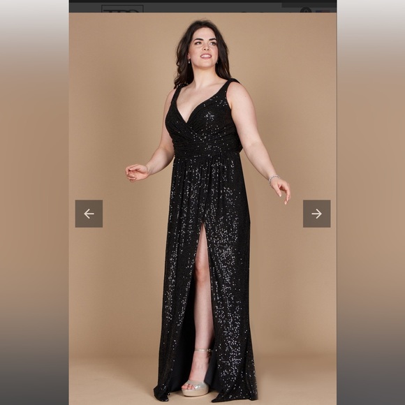 Dylan & David’s | Dresses | Dylan Davids Plus Size Formal Dress Fully ...